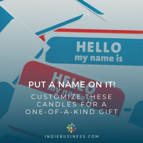 Put A Name On It! Customize These Candles For a One-of-a-Kind Gift ...